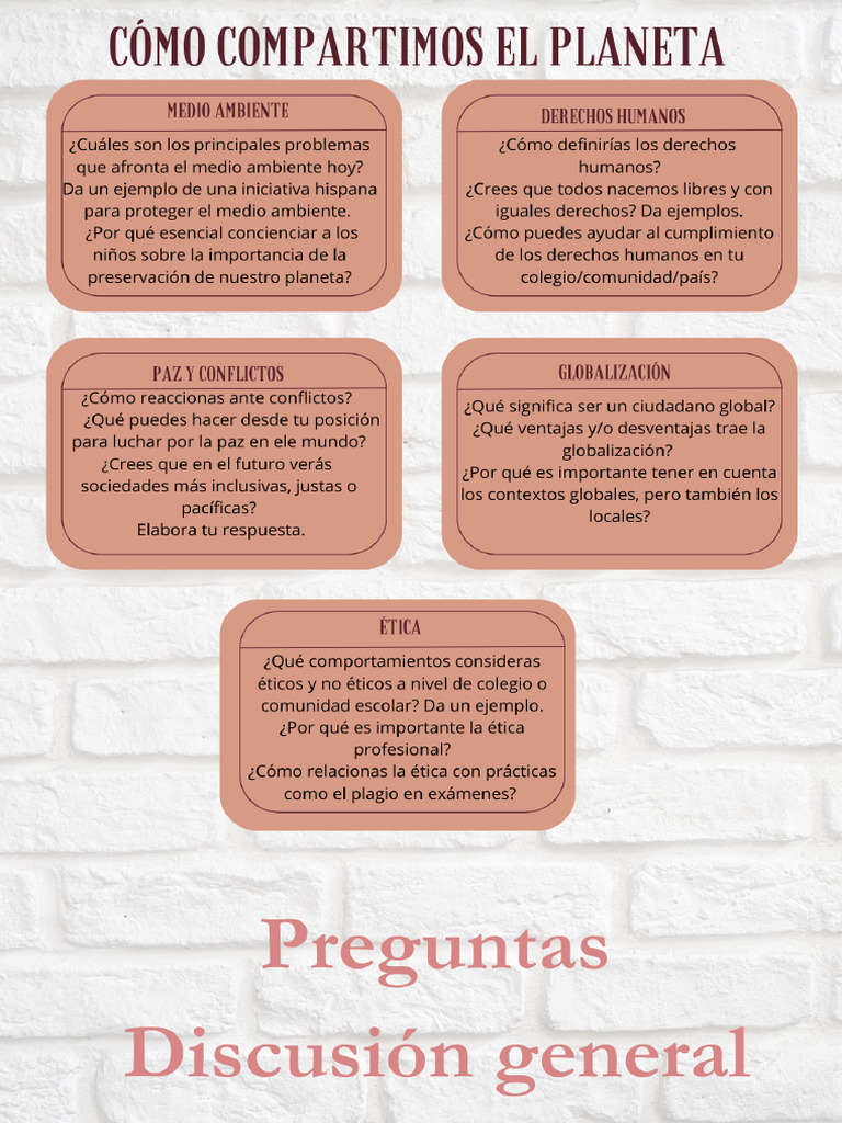 Como Compartimos El Planeta | PDF