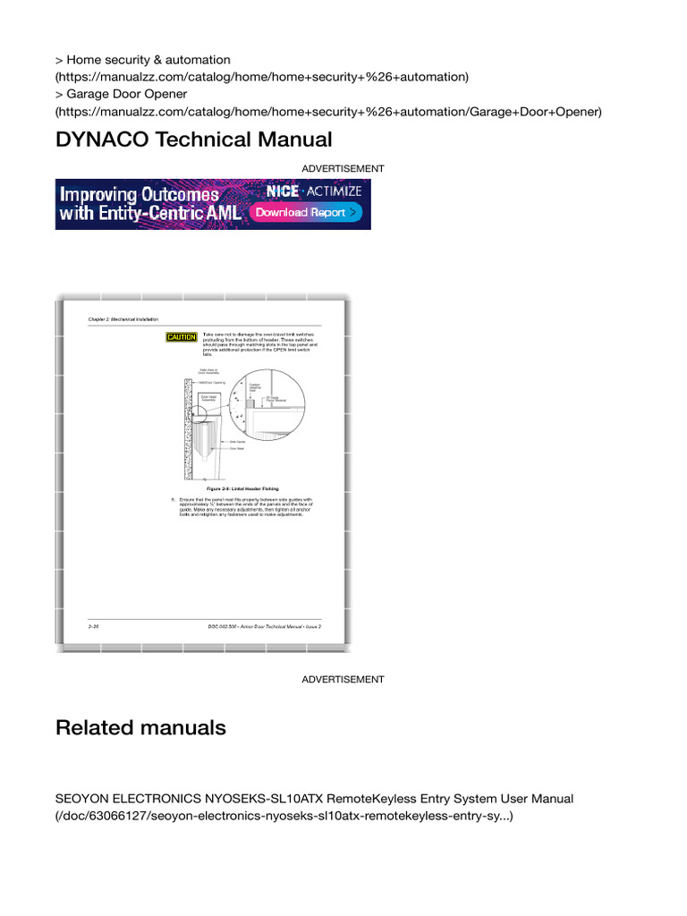 DYNACO Technical Manual Manualzz | PDF