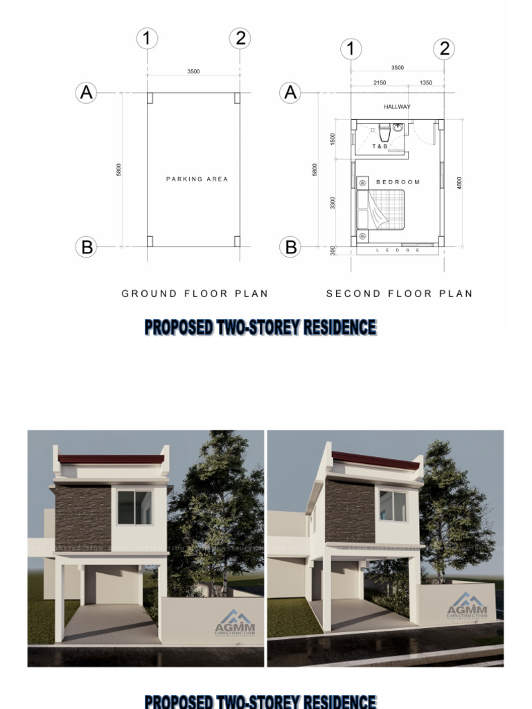 Floor Plan and Perspective | PDF