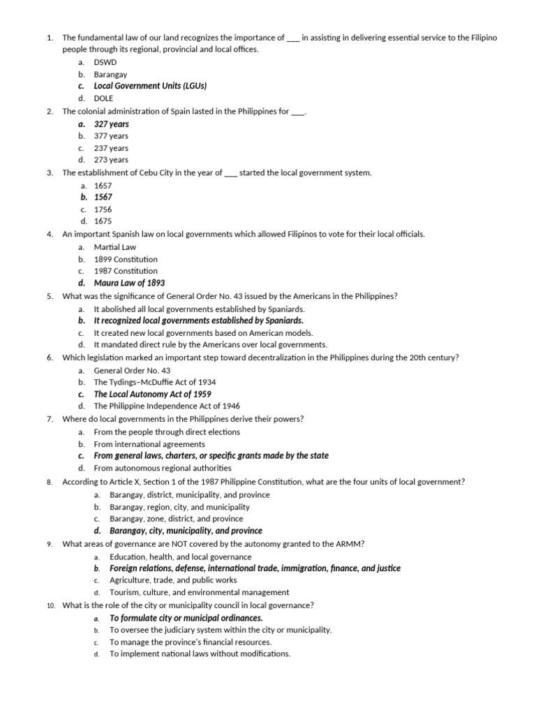Group 4 MCQs | PDF | Philippines | Spain