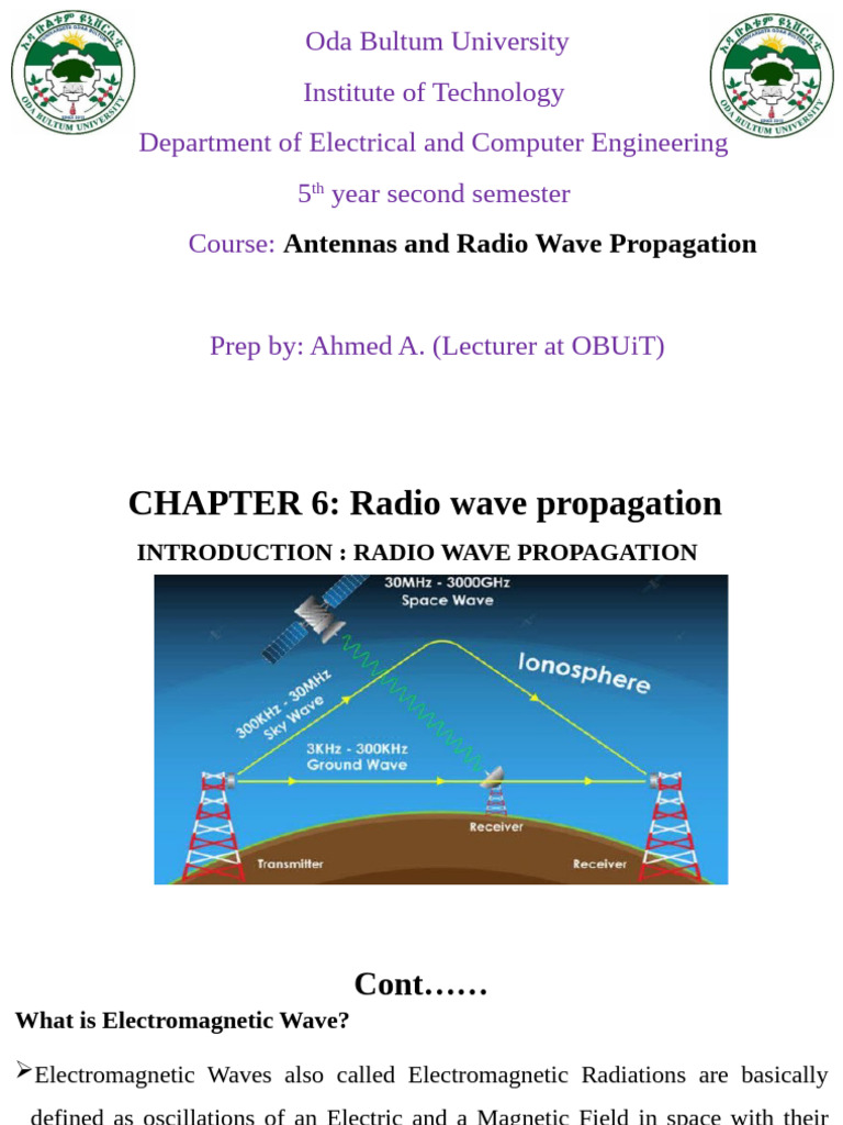 CHAPTER 6 | PDF | Ionosphere | Radio Propagation