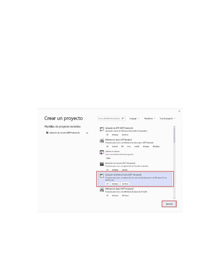 1 - Interfaces Visuales (Windows Forms) | PDF | Botón (Computación) | Ventana (informática)
