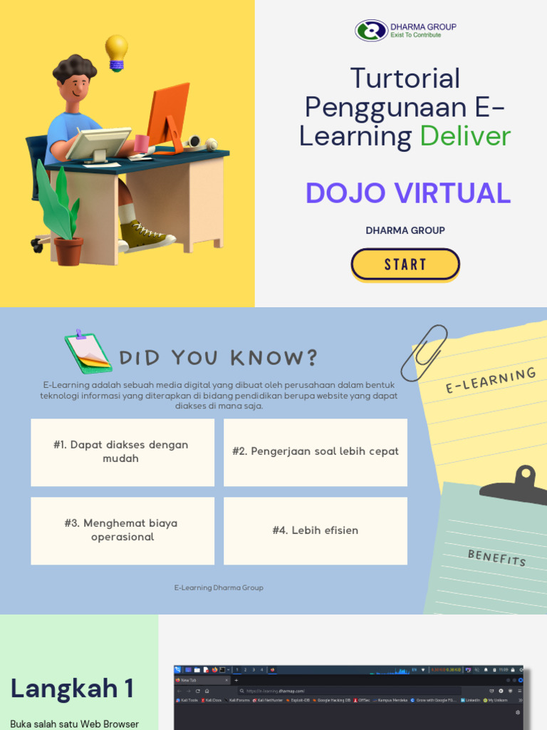 Tutorial Akses LMS Deliver Dharma Group | PDF