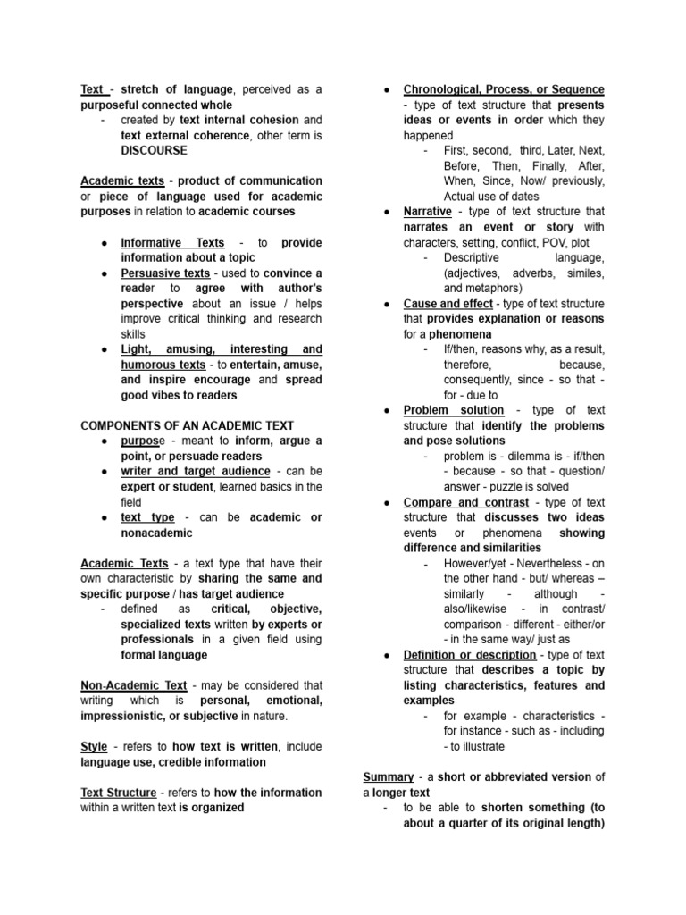 EAPP - Reviewer | PDF | Sentence (Linguistics) | Narrative