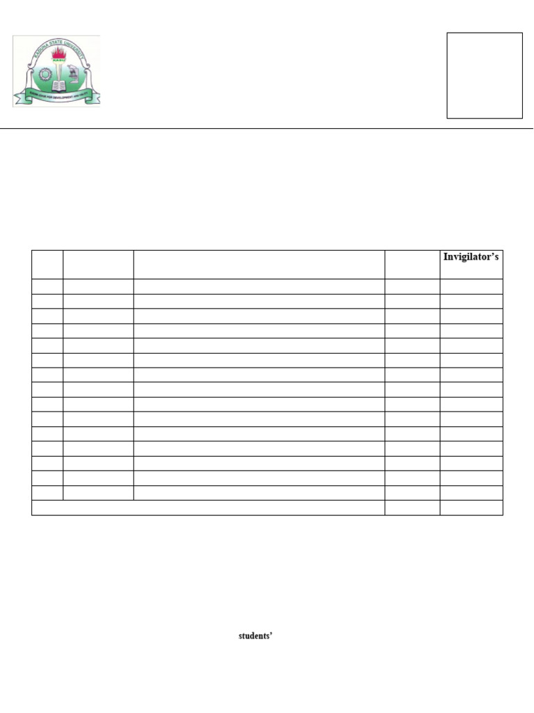 Temporary Exam Slip Guidelines | PDF