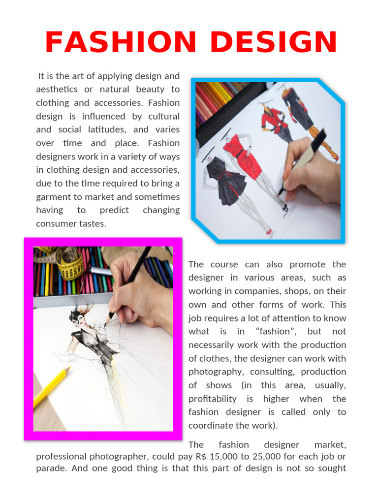 Fashion design | PDF | Fashion Design | Fashion