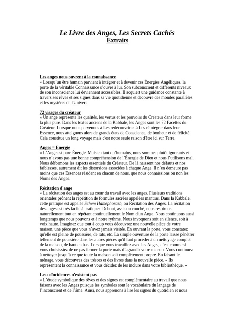 Extraits de Livres | PDF | Dieu | Conscience