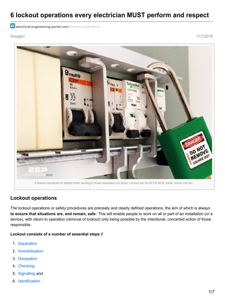 LOTO | PDF | Capacitor | Voltage