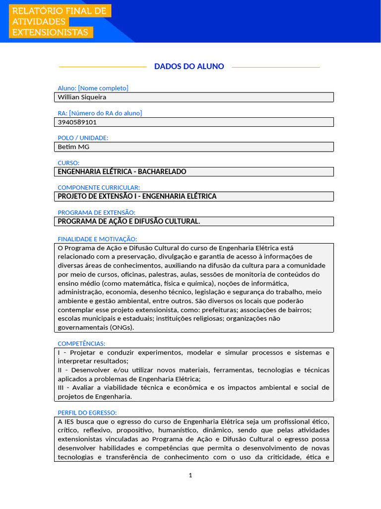 projeto]-1 | PDF | Engenharia | Engenharia Elétrica