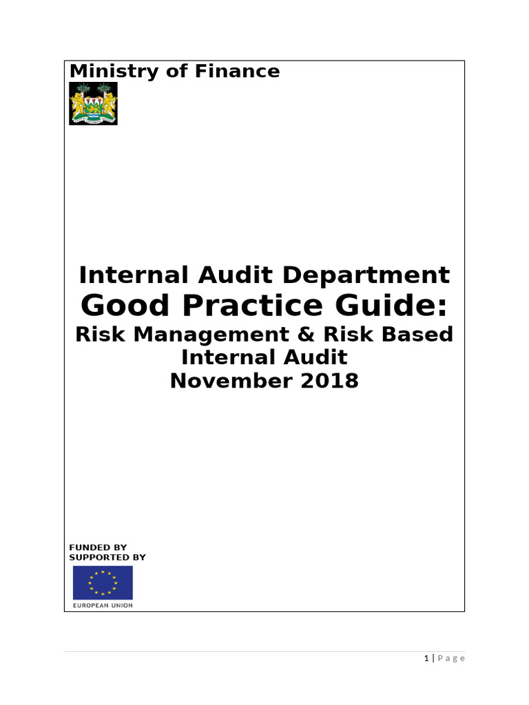 Good-Practice-Guide-Risk-Based-Internal-Audit | PDF | Internal Audit ... Good-Practice-Guide-Risk-Based-Internal-Audit | PDF | Internal Audit ...