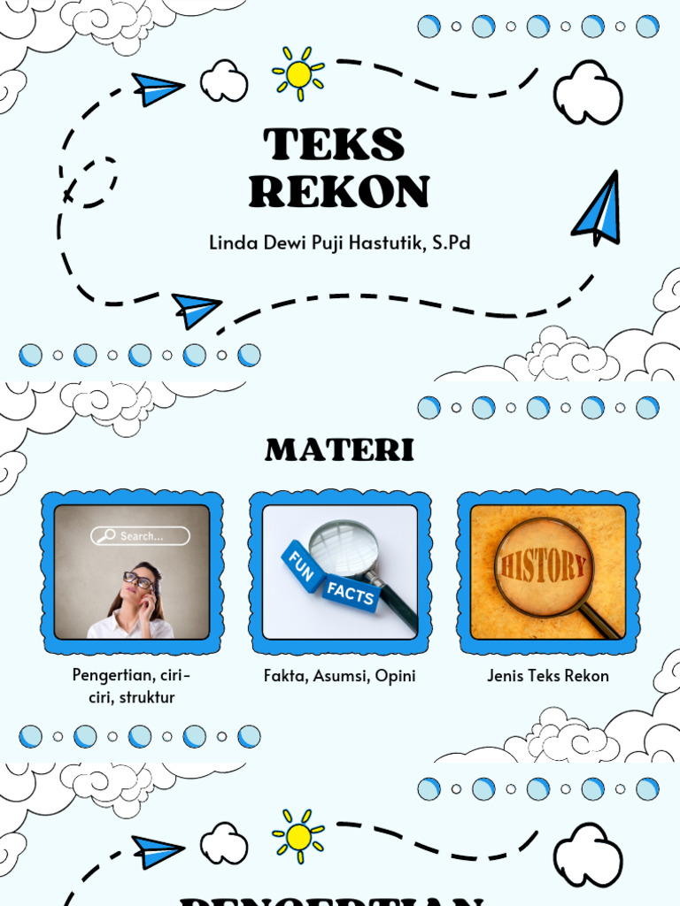 PPT MATERI TEKS REKON | PDF