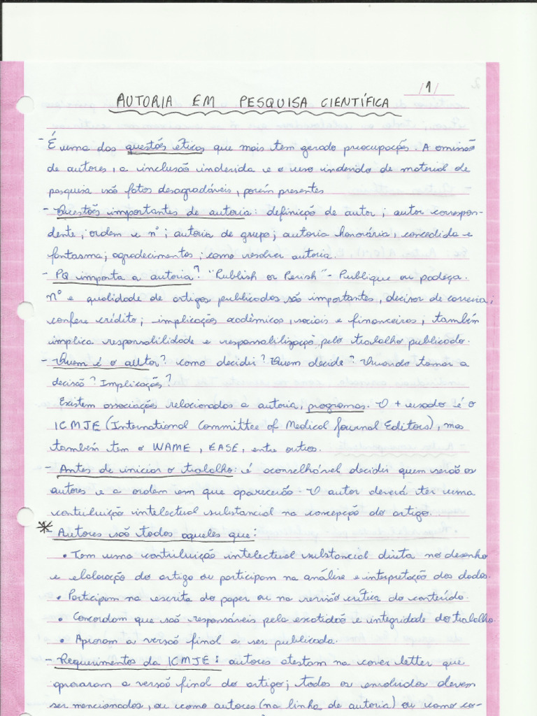 Autoria em pesquisa cientifica | PDF