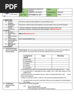 COT Lesson Plan Eng Denotation Connotation | PDF | Self-Improvement