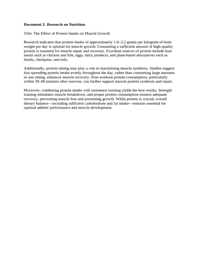 Strength Training Study Plan | PDF