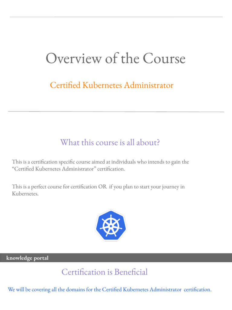 KPLABS+CKA+PPT+14-04-2024 | PDF | Software Engineering | Software Architecture