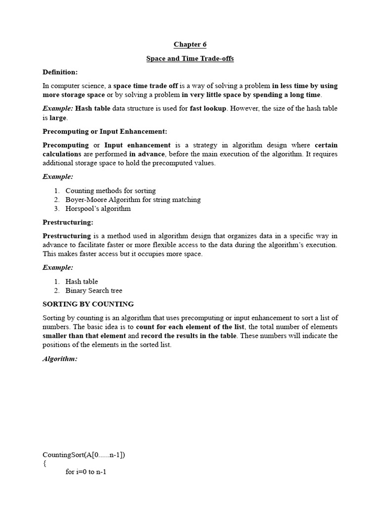 ADA UNIT 3 Complete Notes | PDF | Algorithms And Data Structures ...