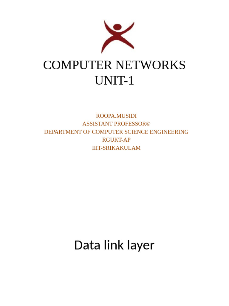 Data Link Layer Overview in Networks | PDF