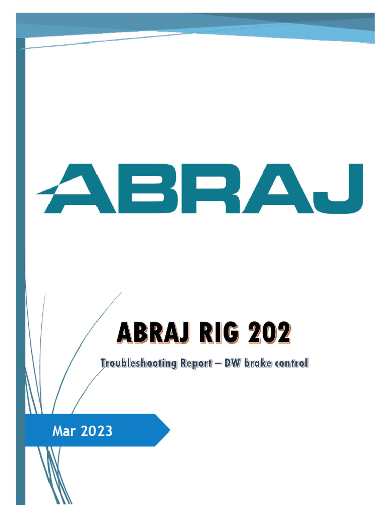 Rig 202 DW Brake Control | PDF | Calibration | Electricity