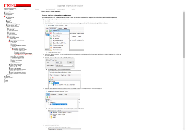 Yabe BACnet Scanner | PDF | Computer Science | Computer Engineering