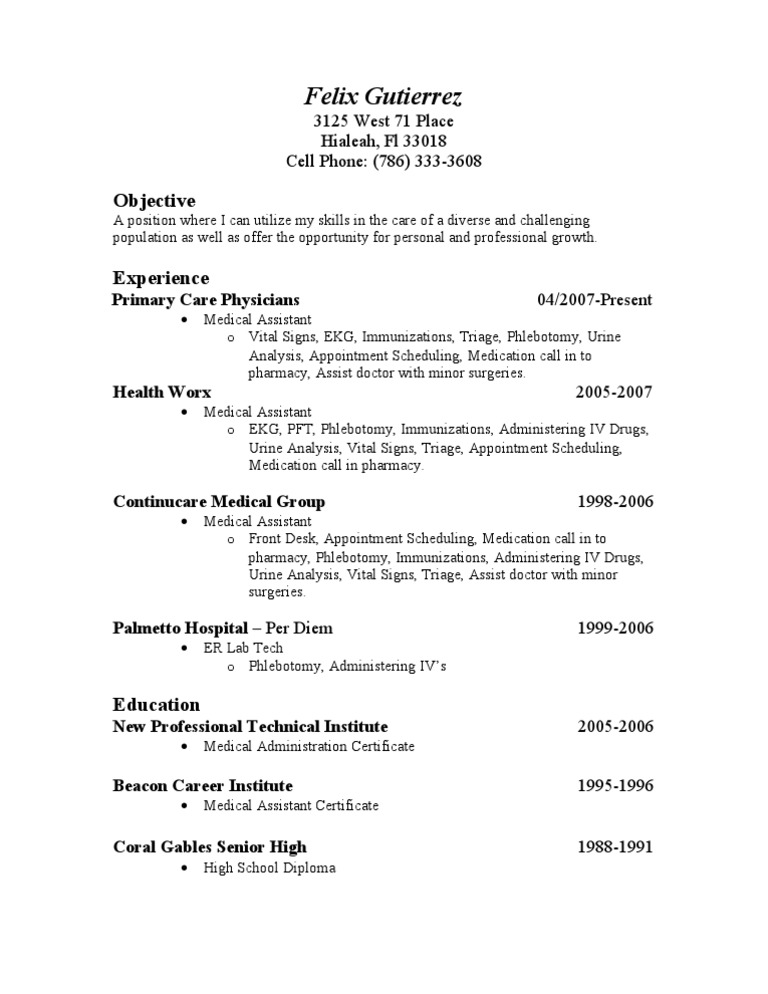 Felix Resume | PDF