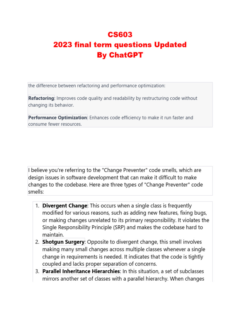 CS603 (2023 Updated Subjective Solved) | PDF | Inheritance (Object Oriented Programming) | Class ...