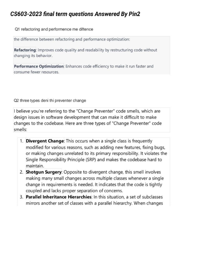CS603 Current Solved Subjective 2023 by Pin2 document | PDF CS603 Current Solved Subjective 2023 by Pin2 document | PDF