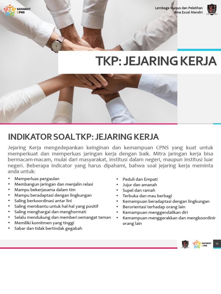 TKP 4. Soal Jejaring Kerja | PDF