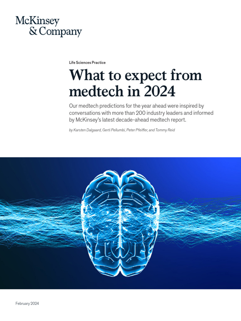Medtech Predictions for 2024 Insights | PDF | Mergers And Acquisitions ...