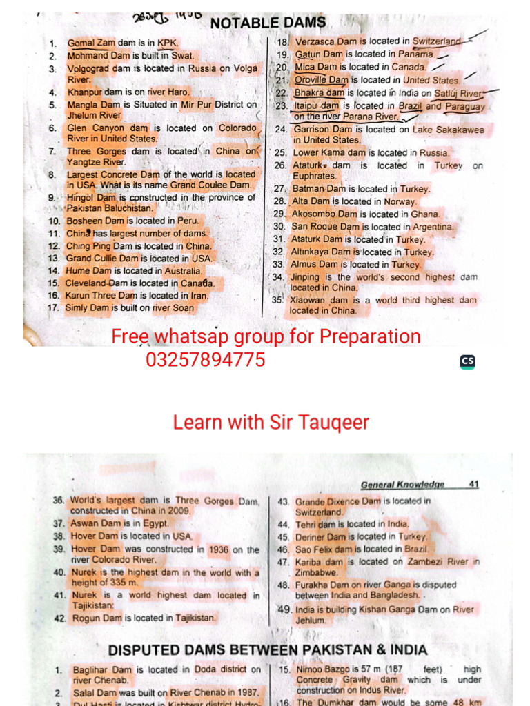 All About Dams | PDF