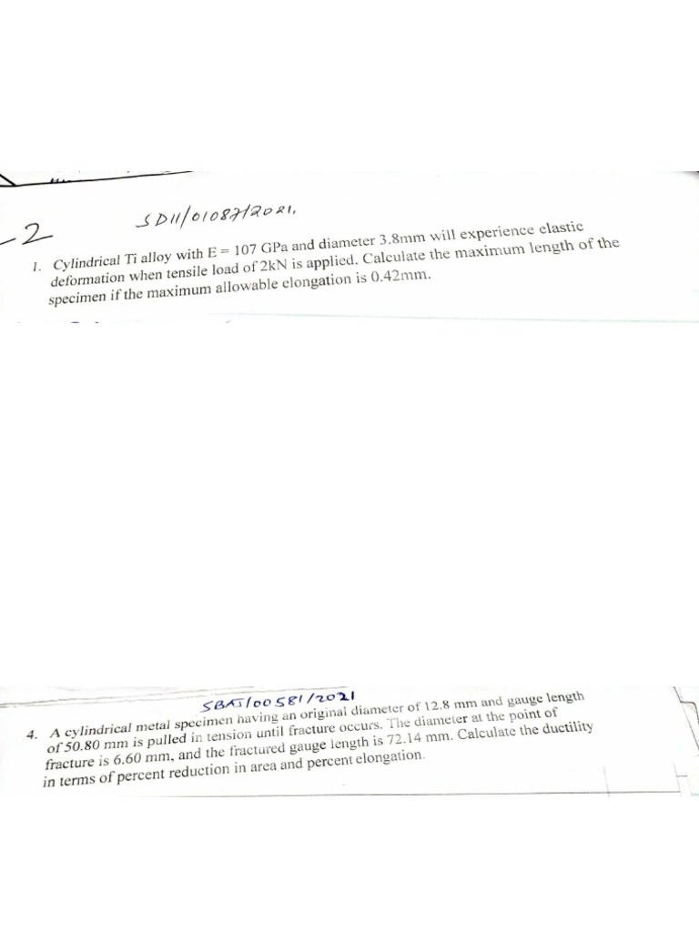 Material Science 1 | PDF