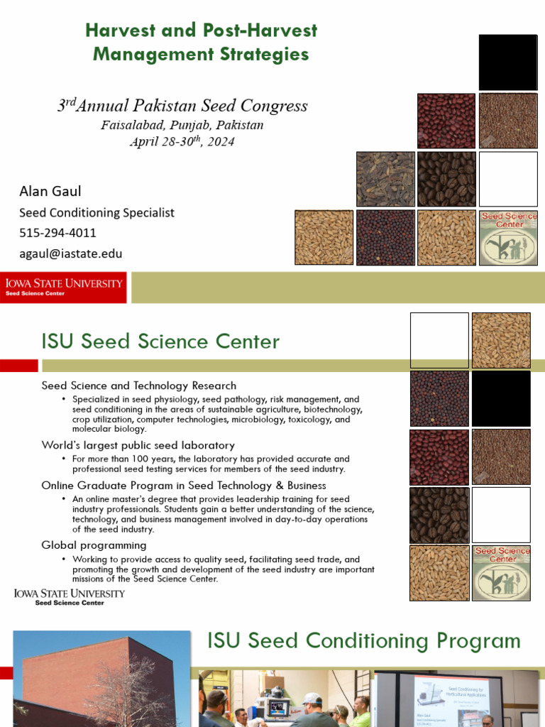 Intro, Harvest and Post-Harvest Strategies (LONG) 4-30-2024 | PDF ...