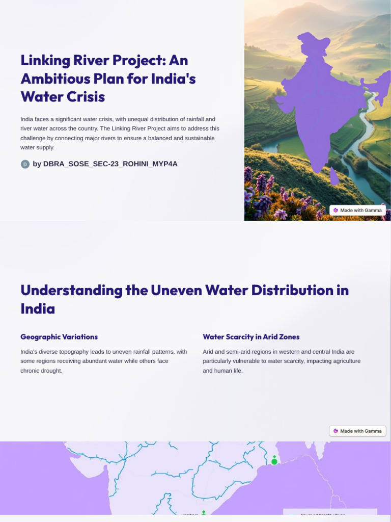 India's River Linking for Water Security | PDF | Water Security | Water