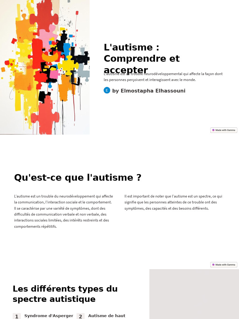 Lautisme Comprendre Et Accepter | PDF | Autisme | Syndrome d'Asperger
