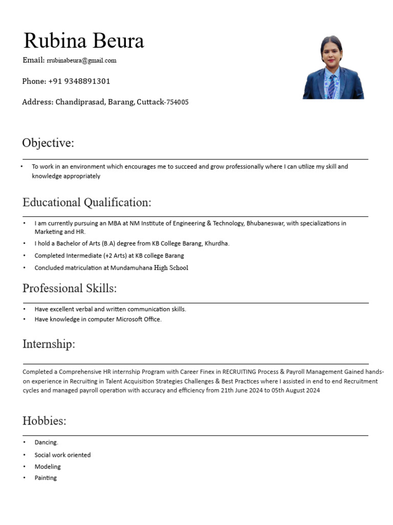 Ruby Resume | PDF