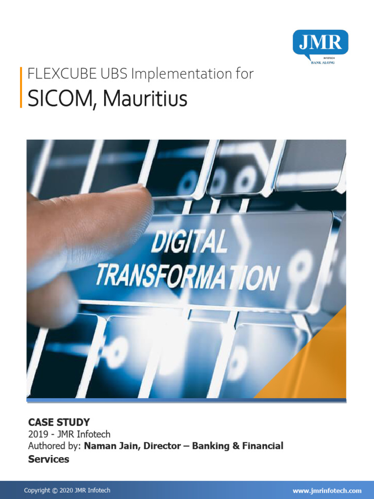 Case-Study FSS DCT SICOM | PDF | Banks | Computing