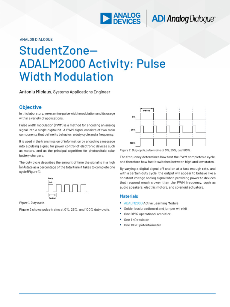 PWM Techniques and Applications Guide | PDF | Amplifier | Operational ...