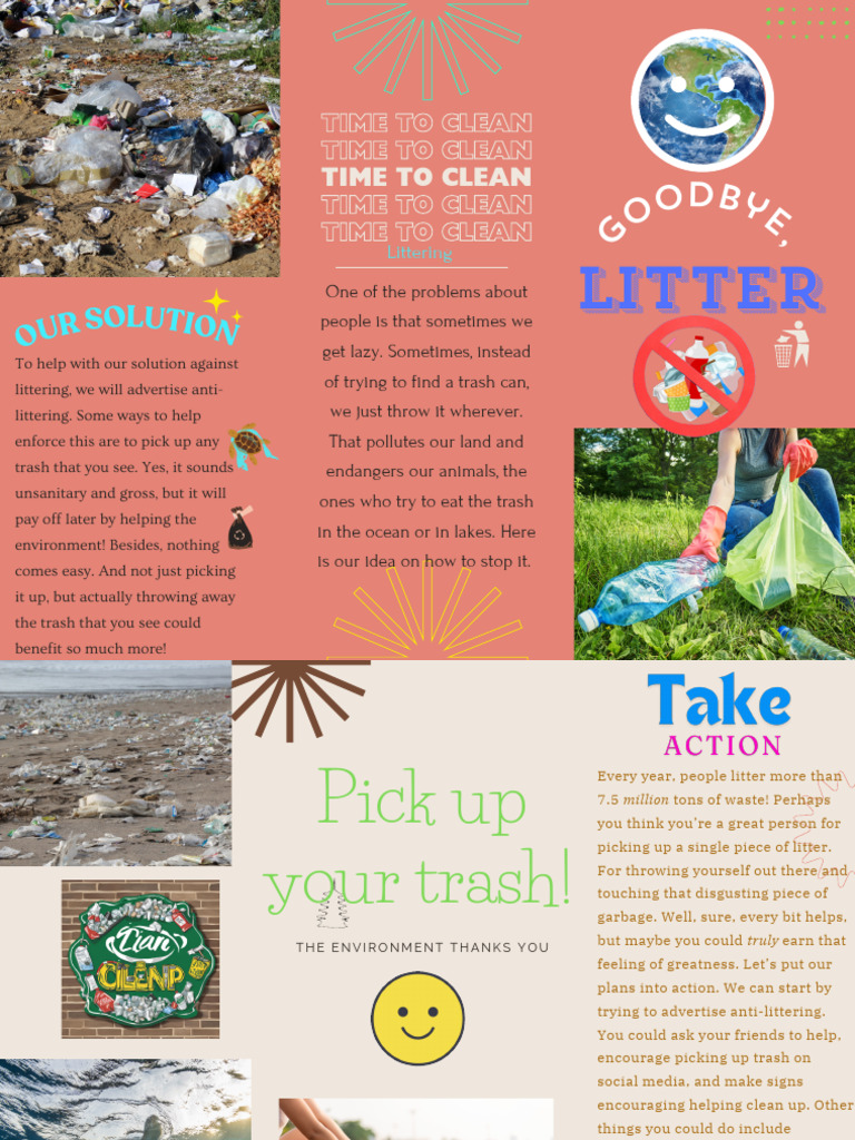 Science Brochure Littering | PDF | Waste | Waste Management