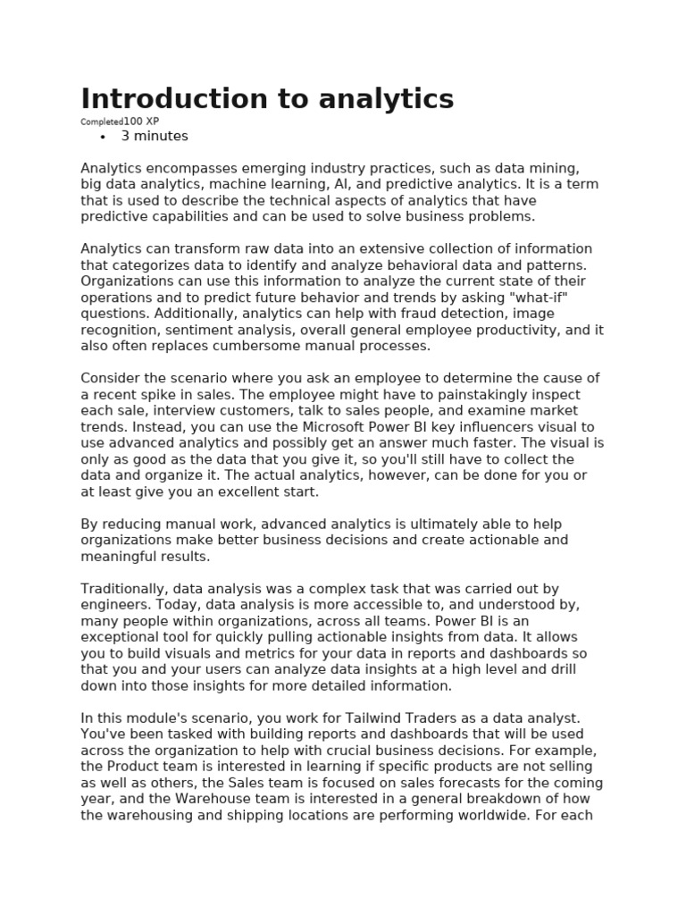 5.Data Analysis in Power BI | PDF | Analytics | Data Analysis