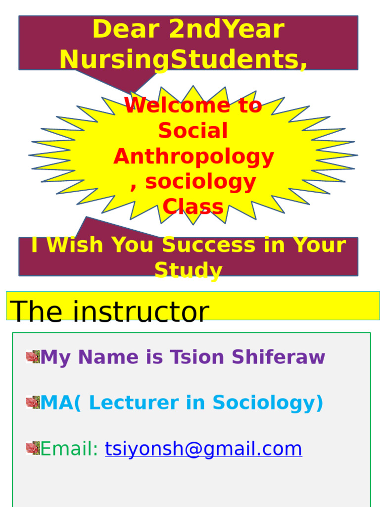 Introduction to Sociology Course Guide | PDF | Sociology | Socialization