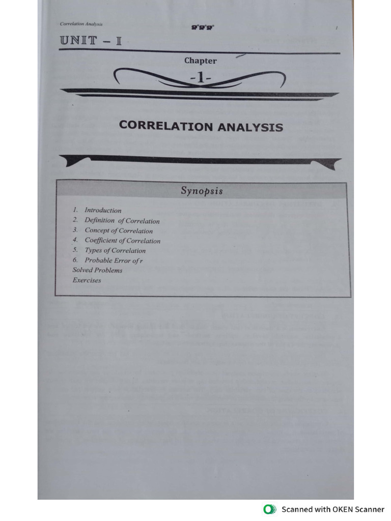 Adv. Statistics Unit 1 | PDF