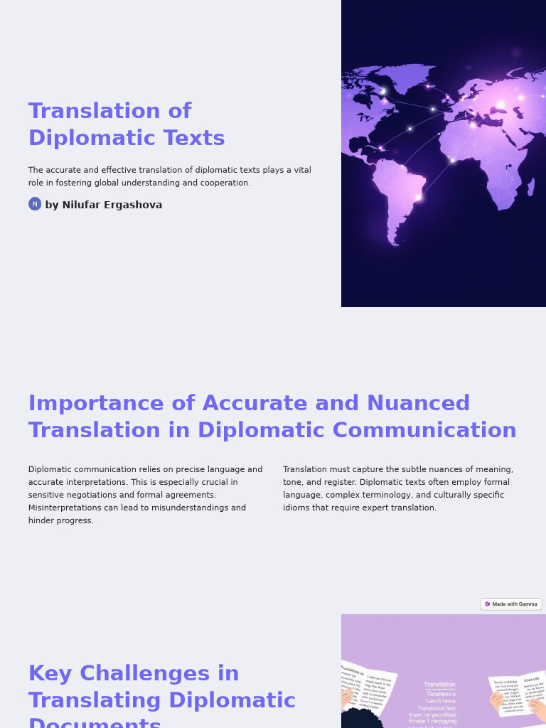 Translation of Diplomatic Texts | PDF | Translations | Jargon
