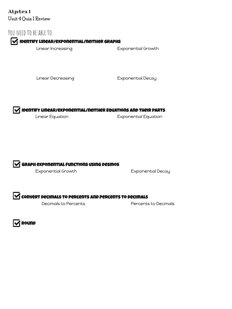 Unit_4_Quiz_1_Review_-_Linear_and_Exponential_Functions | PDF ... Unit_4_Quiz_1_Review_-_Linear_and_Exponential_Functions | PDF ...