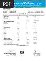 Blood Group Report Template | PDF