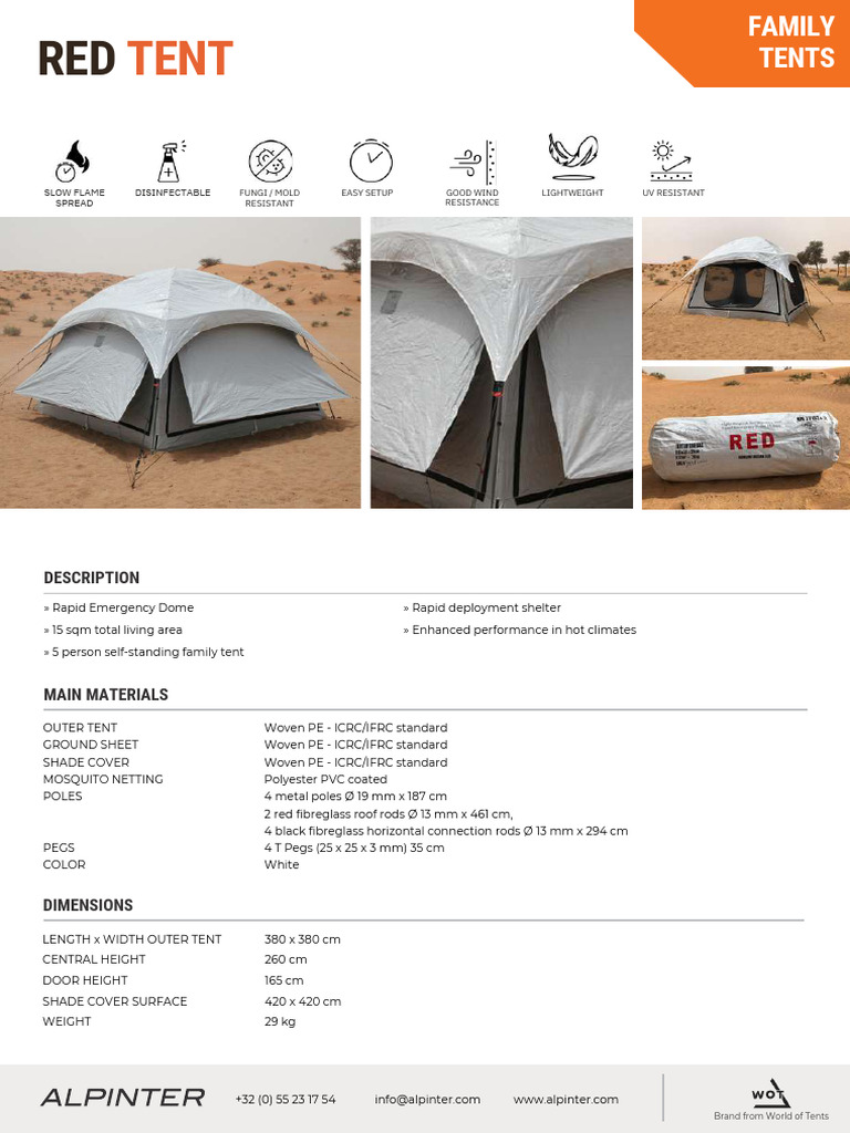 TS-RED-TENT-FAMILY-TENTS | PDF | Tent | Building Engineering