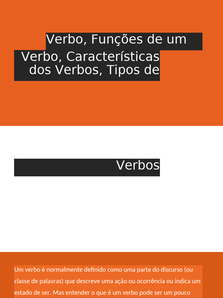 Lição 5 Funções Verbo Pdf Assunto Gramática Gramática