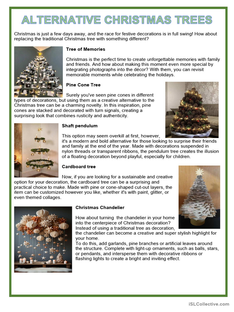 Easy Reading - Alternative Christmas Trees | PDF | Christmas Tree