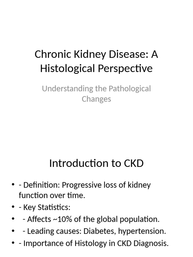 Chronic Kidney Disease | PDF