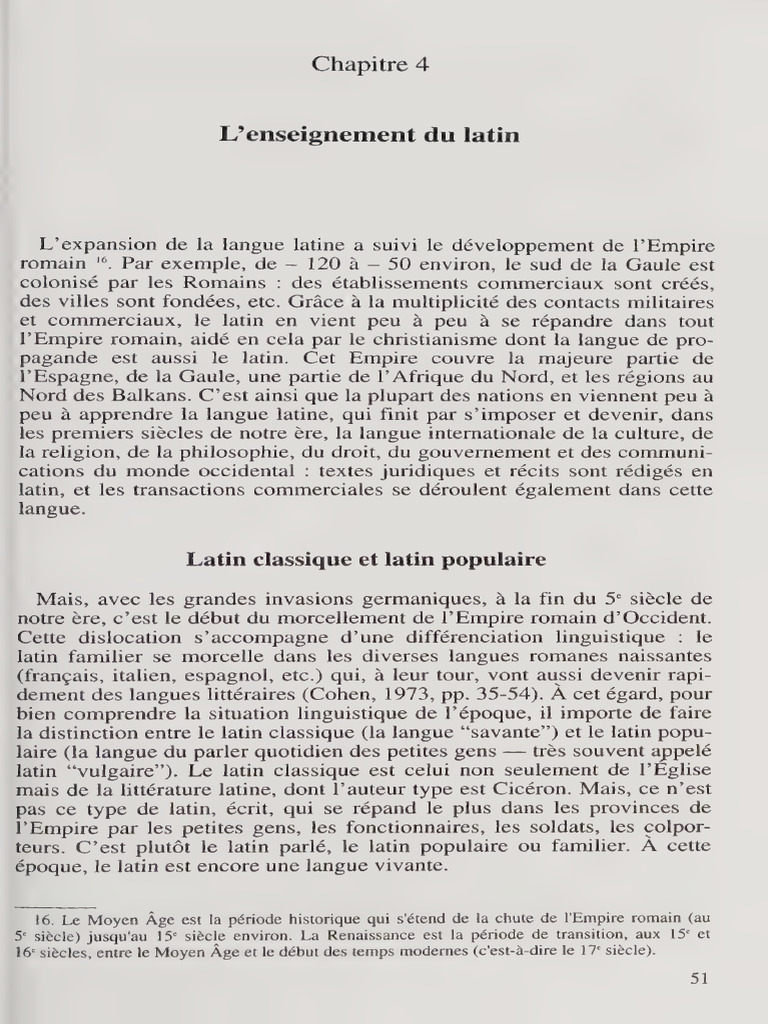 Enseignement du Latin au Moyen Âge | PDF | Latin | Langue française