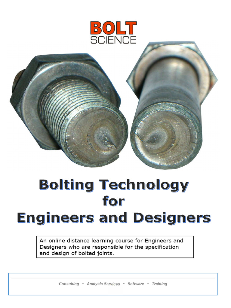 Brochure Bolting Technology For Engineers and Designers | PDF | Screw ...