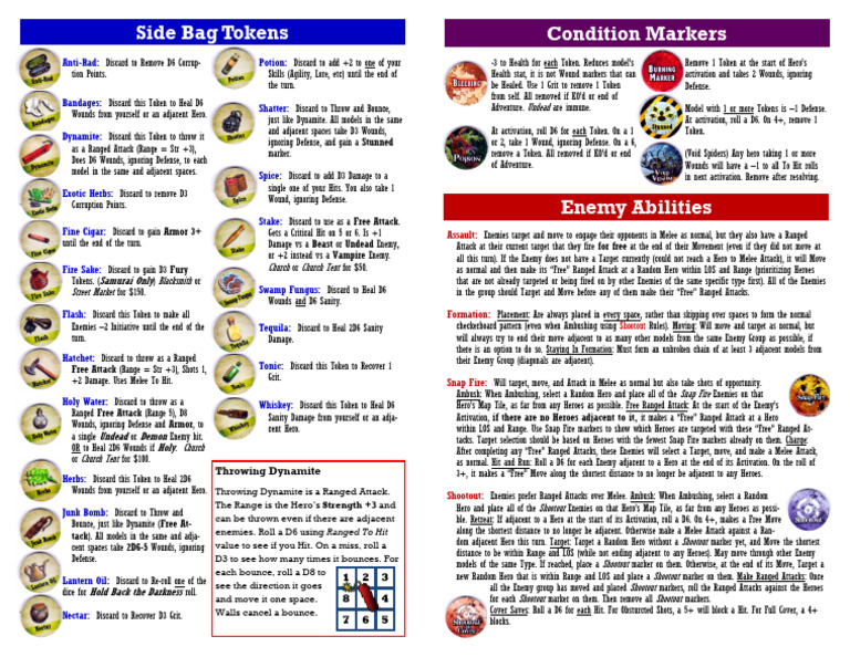 Tokens & Abilities Reference | PDF